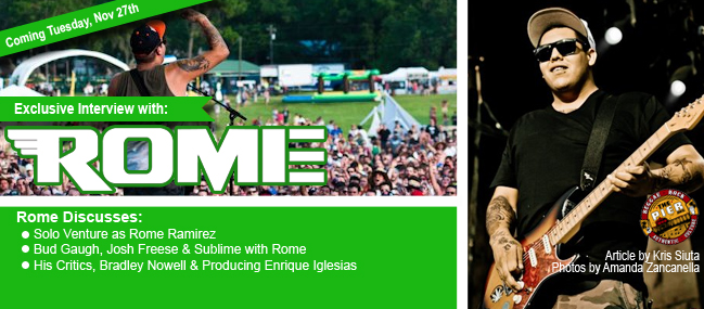 Upcoming Rome Ramirez Interview - The Pier