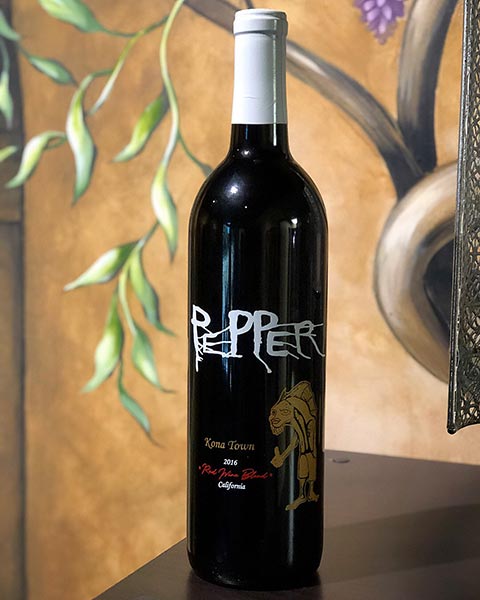 Pepper Releases Signature Wine: The Kona Town Red Blend - The Pier